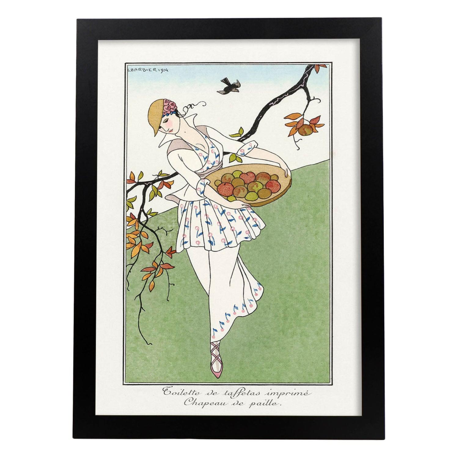 Lámina Vintage Modelo 013 Pósters Con Las Ilustraciones Art Decó De ...