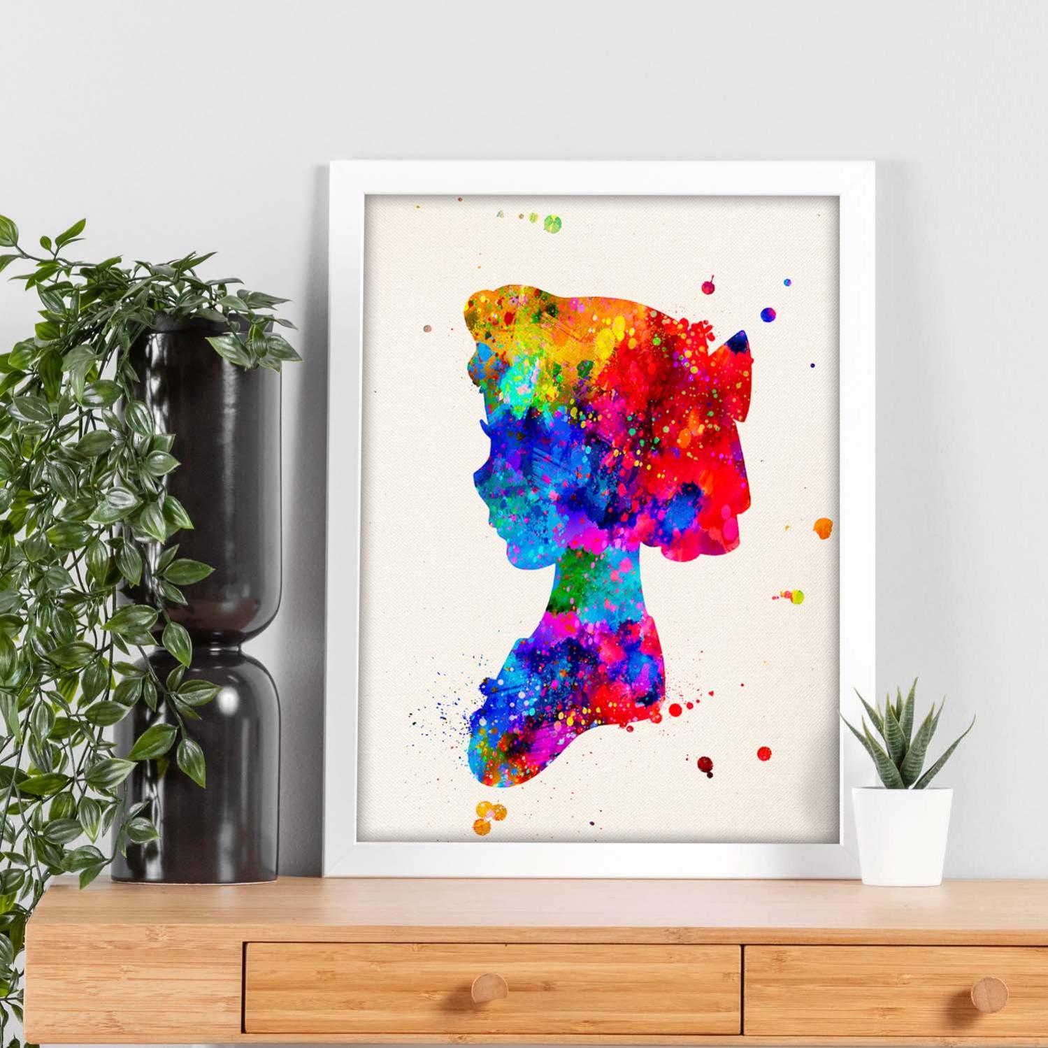 Affiches De Wendy Affiche D'image Avec Conception Aquarelle Des Acteurs ...