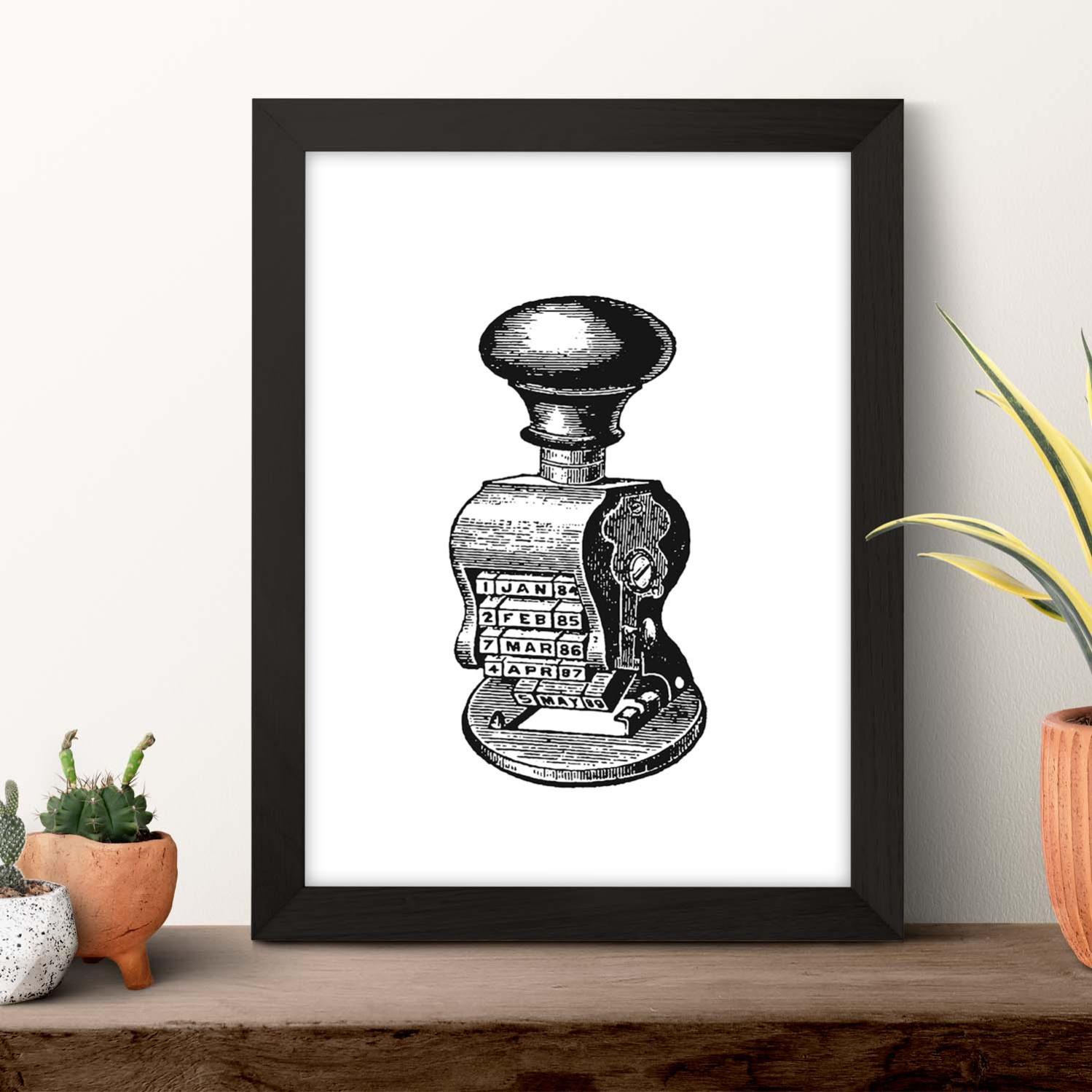 Nacnic Seat Fep Assires Dattes Dats Avec Objets Vintage A4 | Leroy Merlin