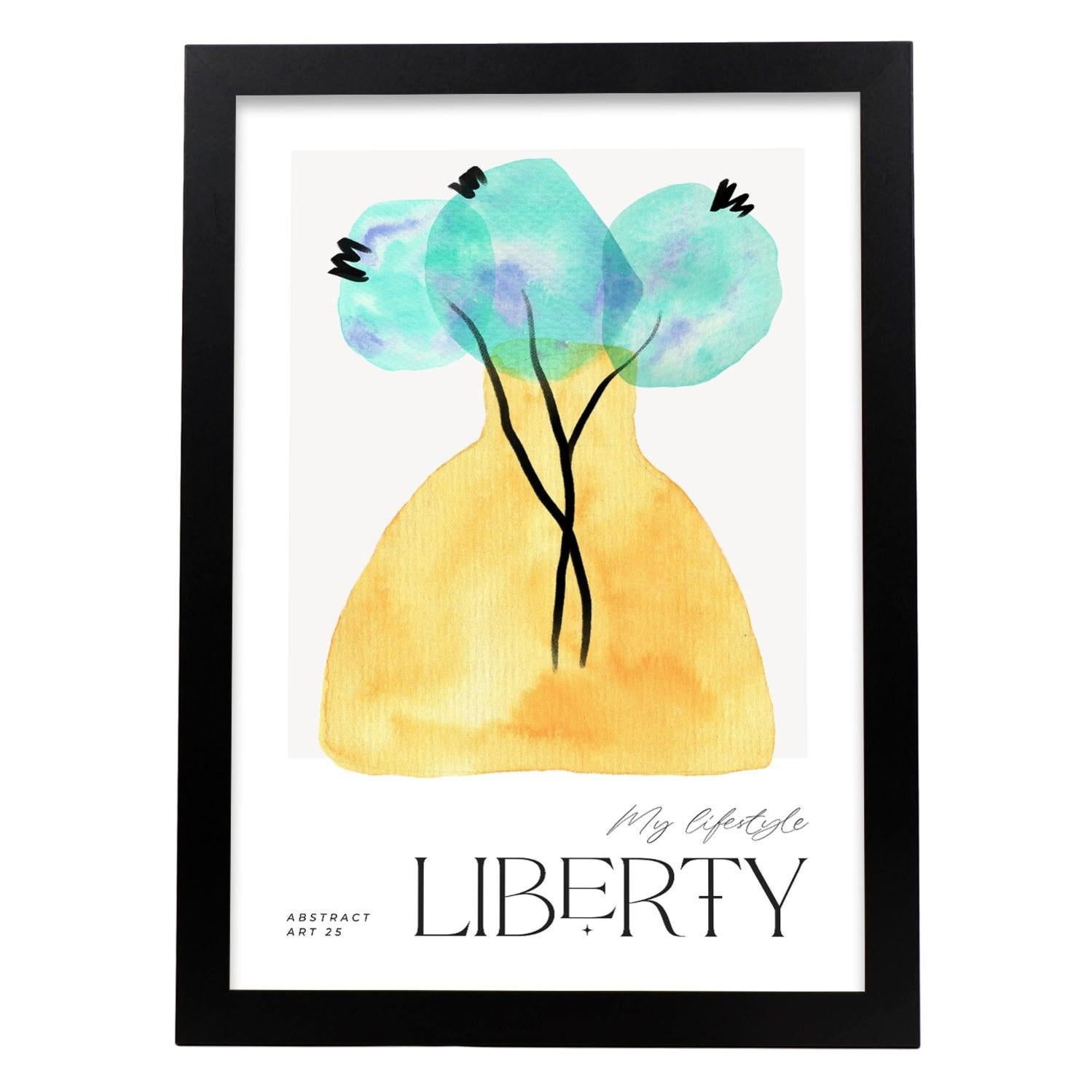 Nacnic Affiches Abstraites Dans Un Style Aquarelle Coloré Développement ...