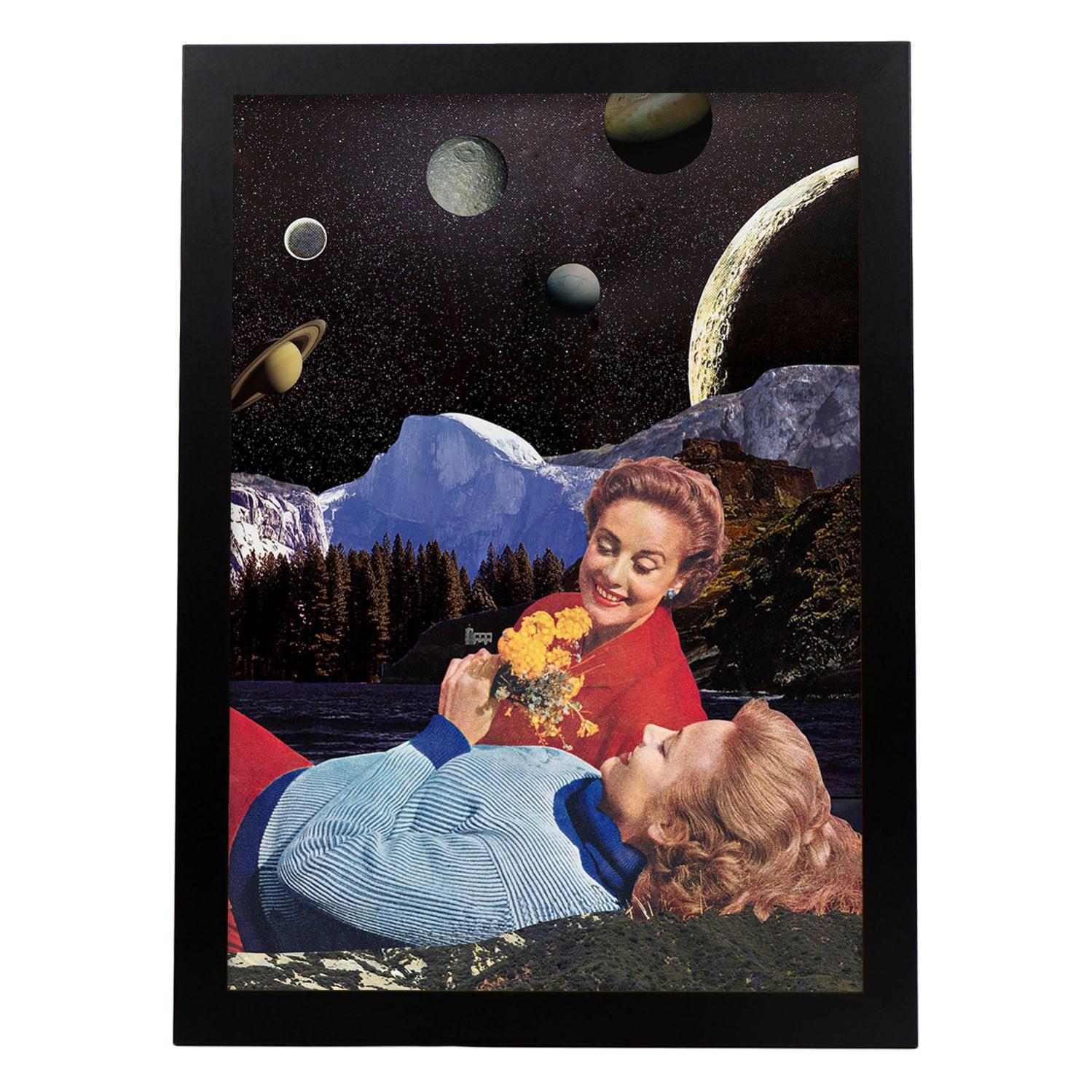 Lame Artistique Décorative Avec Illustration Du Collage Surréaliste 43 ...