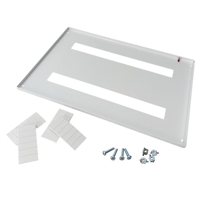 Plastron modulaire en métal 48 modules - 400mm - pour coffret Altlantic ... Plastron modulaire en métal 48 modules - 400mm - pour coffret Altlantic ...