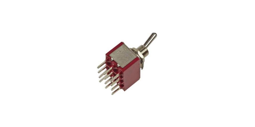 Switches VERTICAL TOGGLE SWITCH 4PDT ON-ON - PCB TYPE | Leroy Merlin