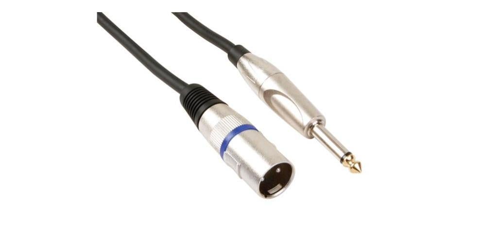 HQ-Power CÂBLE XLR - XLR MÂLE vers JACK 6.35 mm - MONO - 3 m | Leroy Merlin