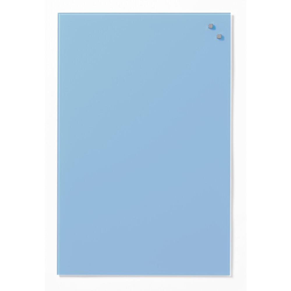 NAGA CLASSIC - Tableau magnétique en verre - 40 x 60 cm - Bleu clair ...