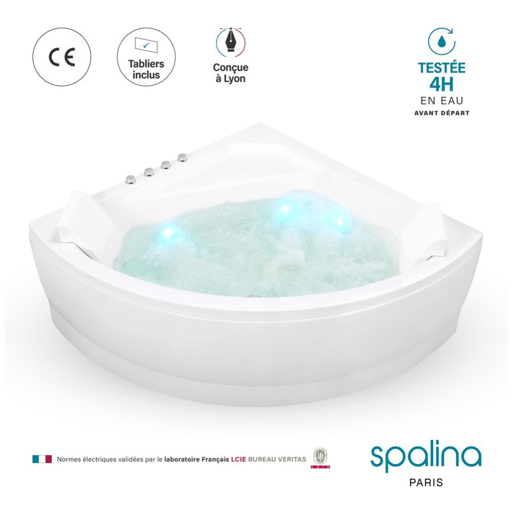 SELONIA Wave, Vasca idromassaggio classica L 140 x l 140 cm, by SPALINA ...