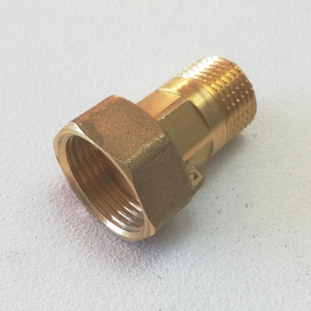 Raccordo codolo con calotta 1/2" x 3/4" per contatore - guarnizione ...