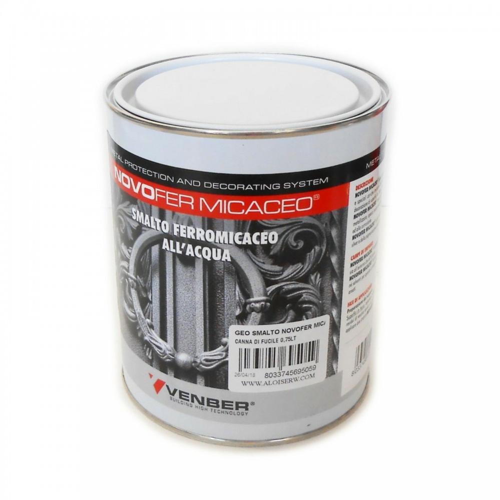 Novofer 750ml smalto ferro micaceo acrilico all'acqua per interni ed ...