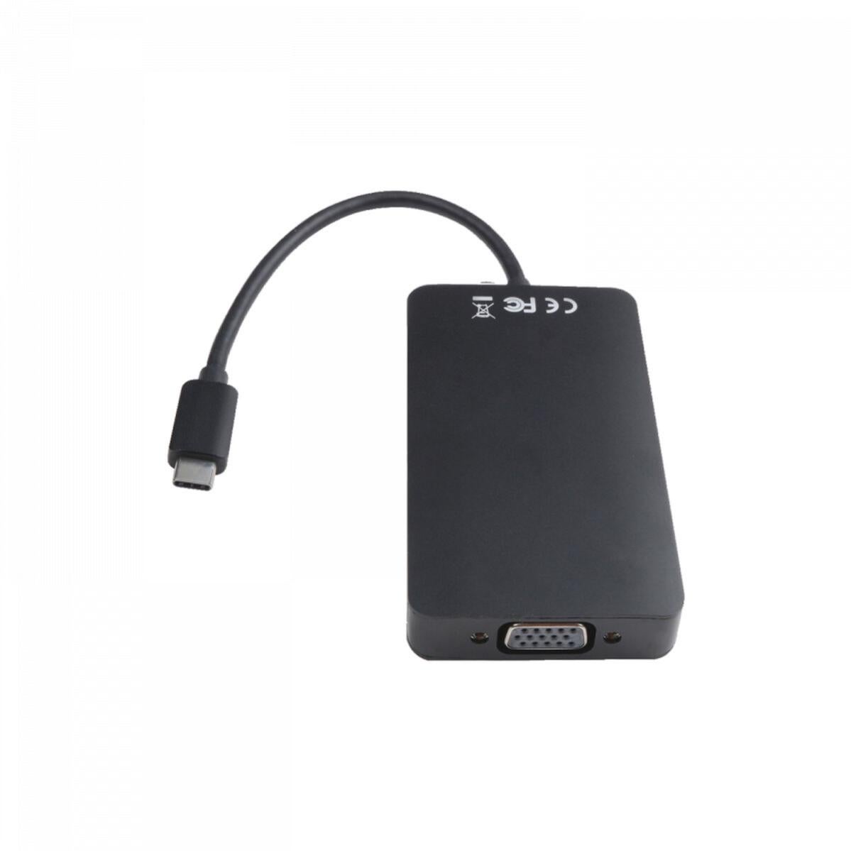 Hub USB V7 UC-U3CRJ45HDVG-BLK | Leroy Merlin