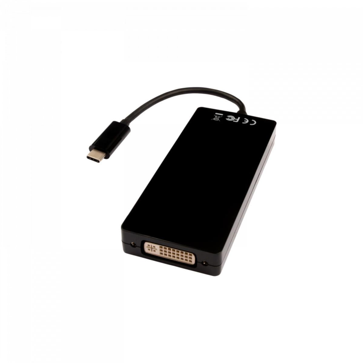 Hub USB V7 V7UC-DPHDVGADVI-BLK | Leroy Merlin