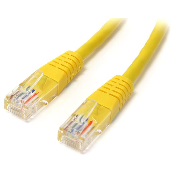 1FT YELLOW MOLDED CAT5E UTP | Leroy Merlin