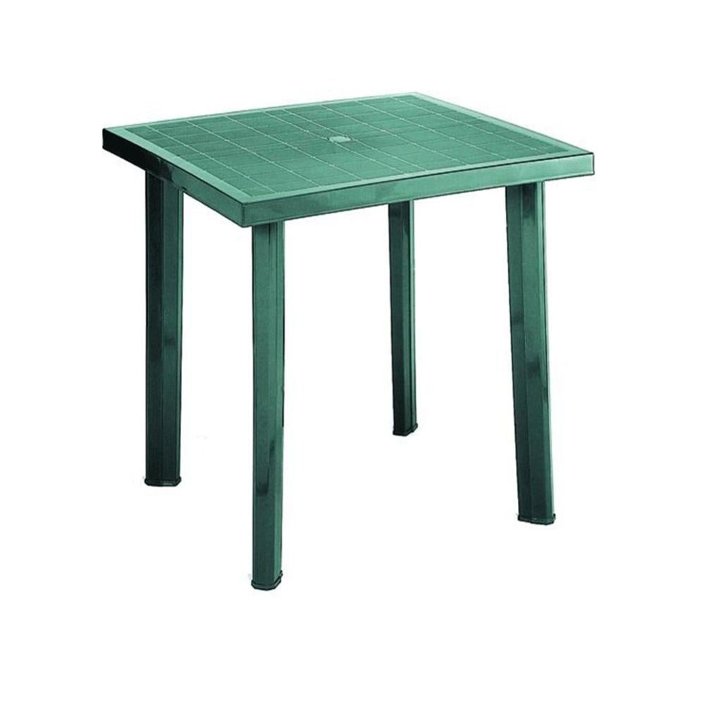 Fabay Tavolo Fiocco Quadrato Verde 80x75x72 Cm | Leroy Merlin