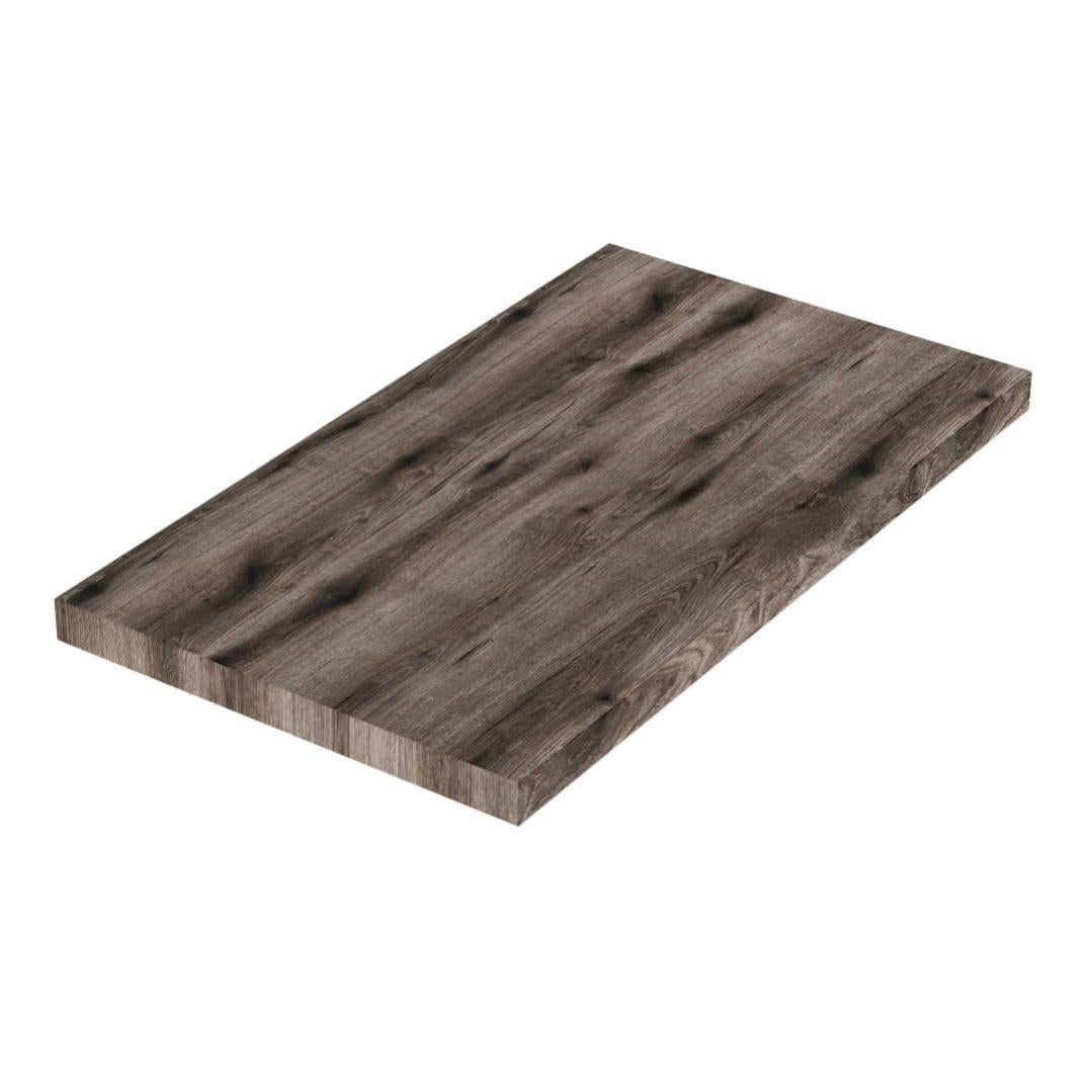 MENSOLA PER LAVABO DA APPOGGIO IN LEGNO ROVERE FOSSILE 80CM | Leroy Merlin