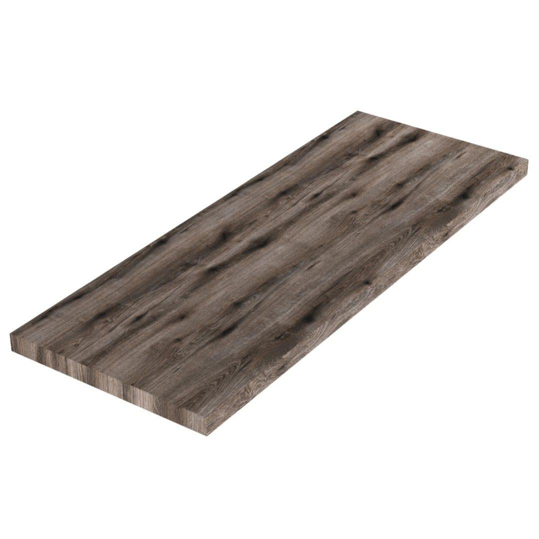 MENSOLA SOSPESA SOTTOLAVABO 120CM LEGNO ROVERE FOSSILE | Leroy Merlin