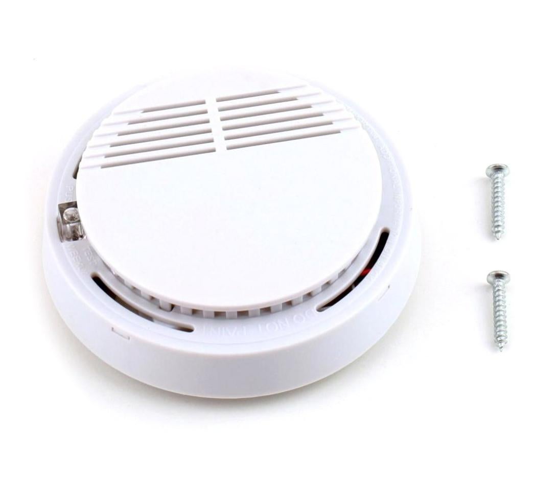 Rivelatore di fumo SMOKE ALARM 17330 automatico tondo con viti di ...