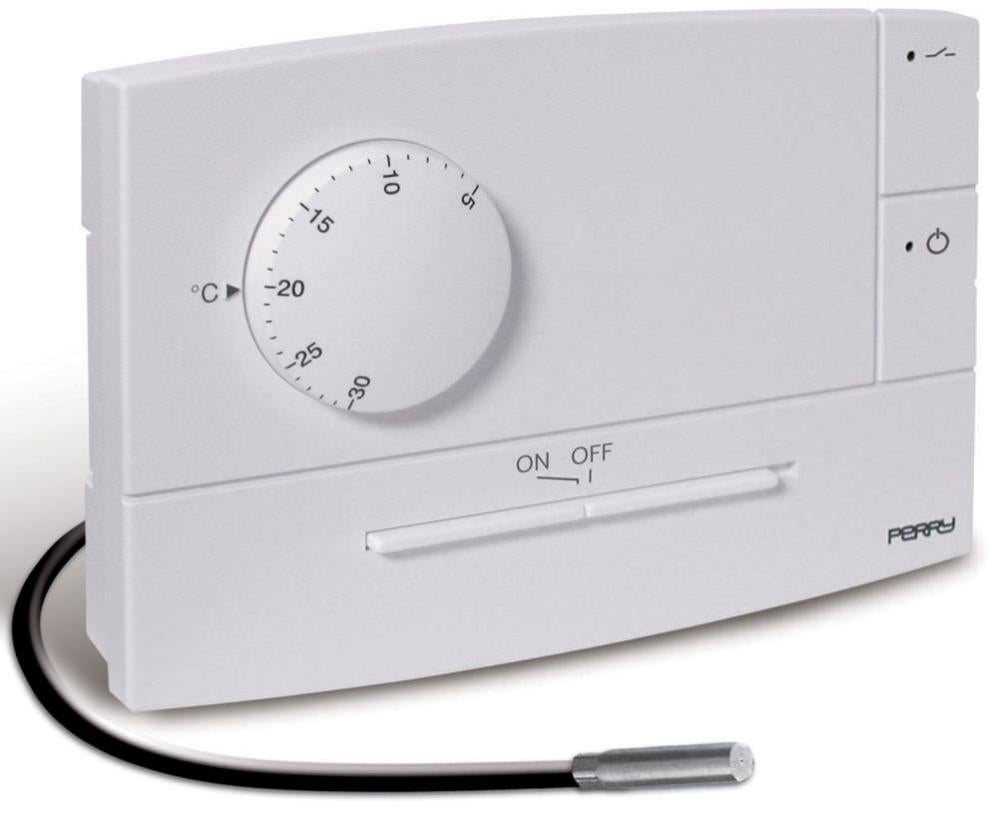 Perry Perry 1TPTE502B bianco Termostato bianco con sonda a pavimento | Leroy Merlin