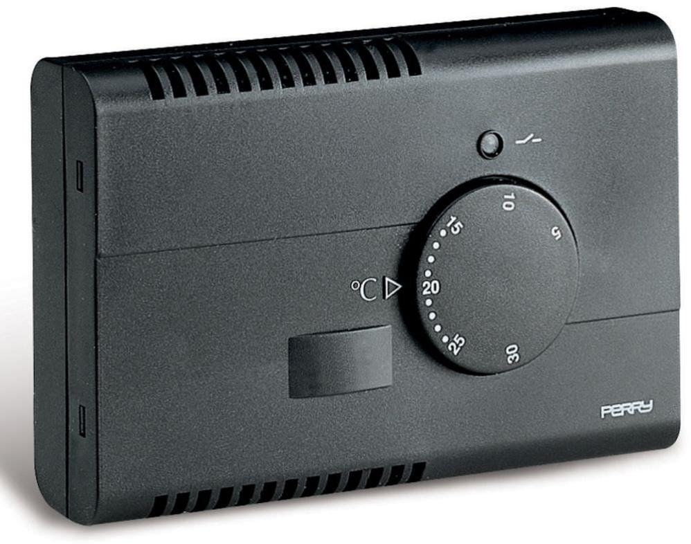 Perry Perry 1TPTE120 A nero Termostato elettronico da parete nero | Leroy Merlin