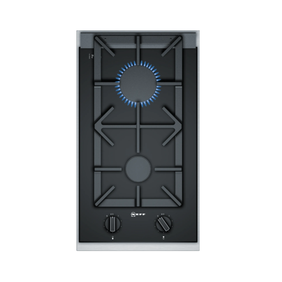 Table domino gaz 30cm 4700w noir - Neff N23TS29N0 | Leroy Merlin