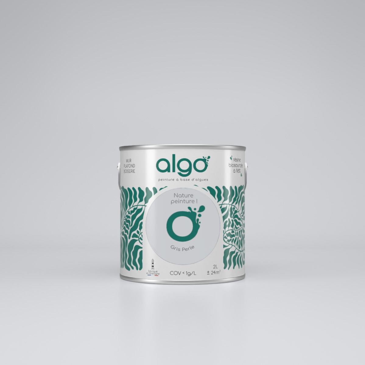 Peinture Algo - Gris perle - Satin - 5L | Leroy Merlin