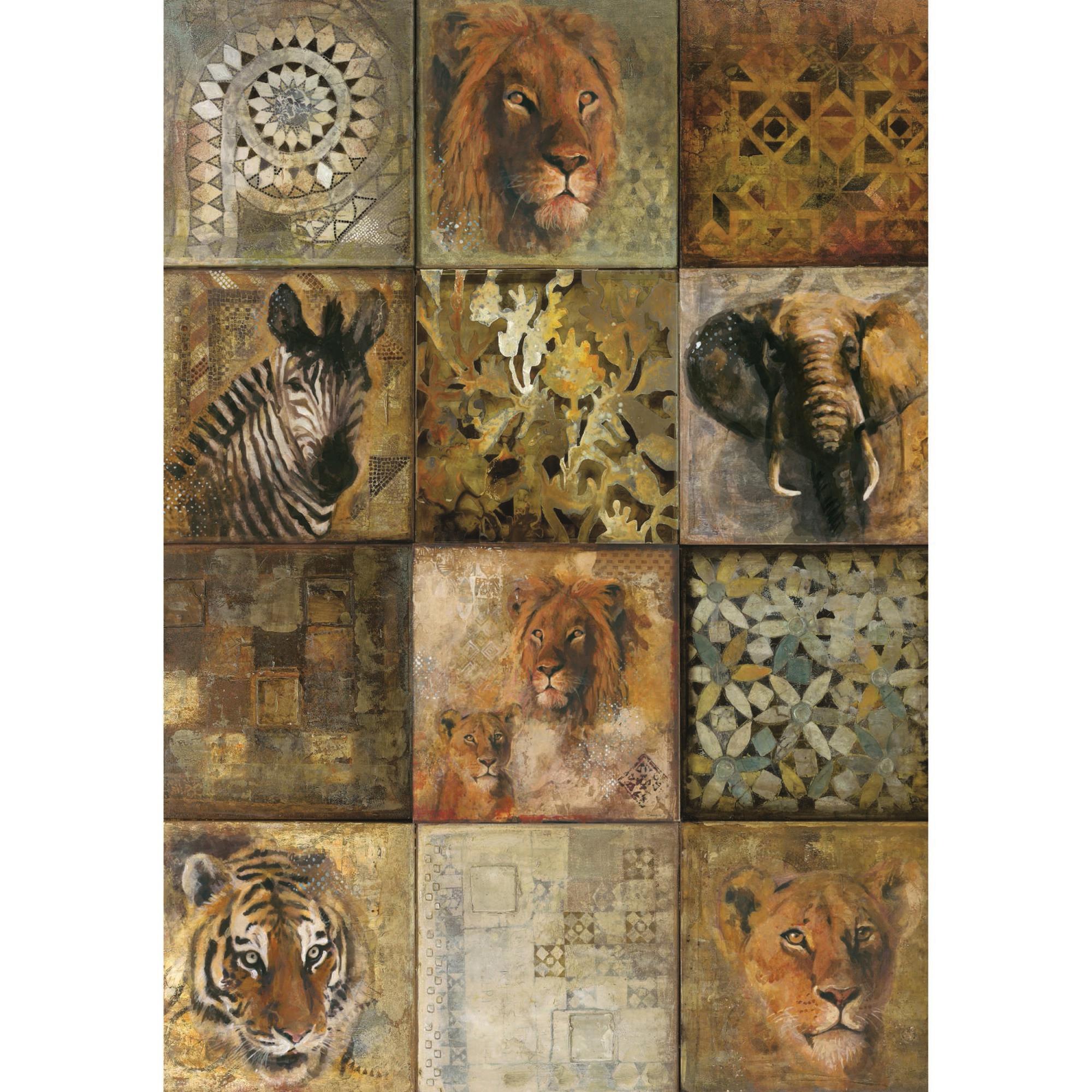 Tableau en verre acrylique Safari 50 x 70cm | Leroy Merlin