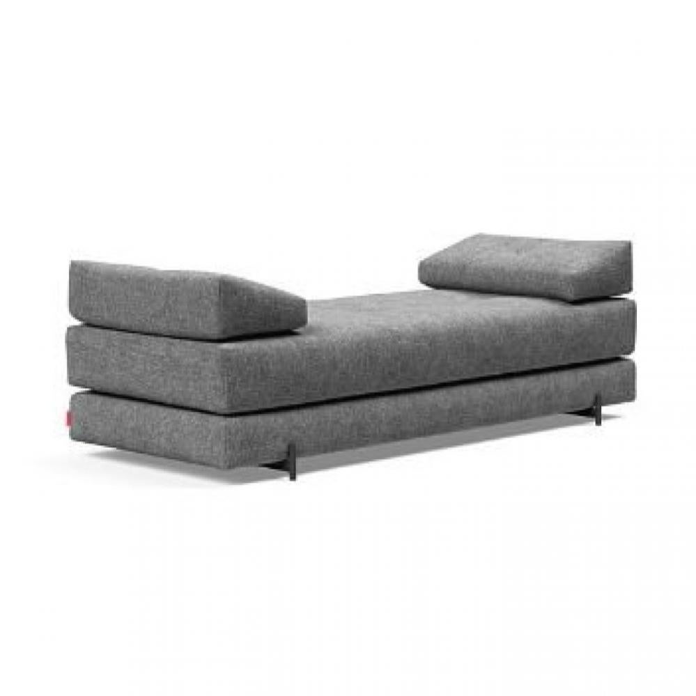 Méridienne design SIGMUND INDU Twist, Charcoal convertible lit 160*200 ...