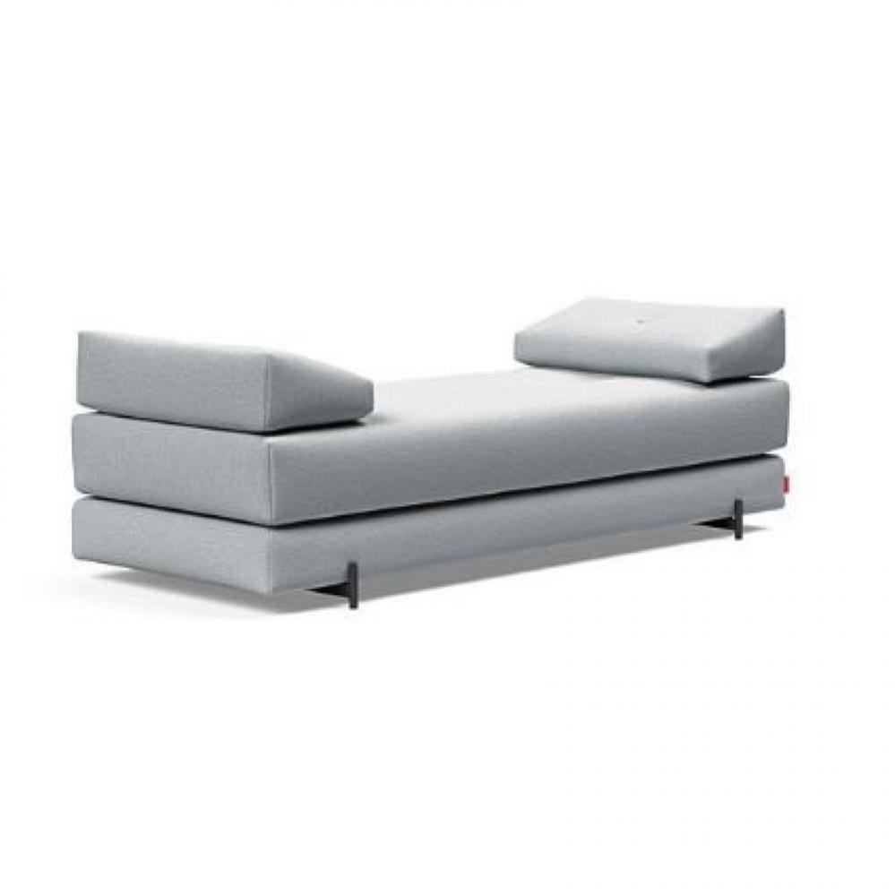 Méridienne design SIGMUND INDU Argus, Grey convertible lit 160*200 cm ...