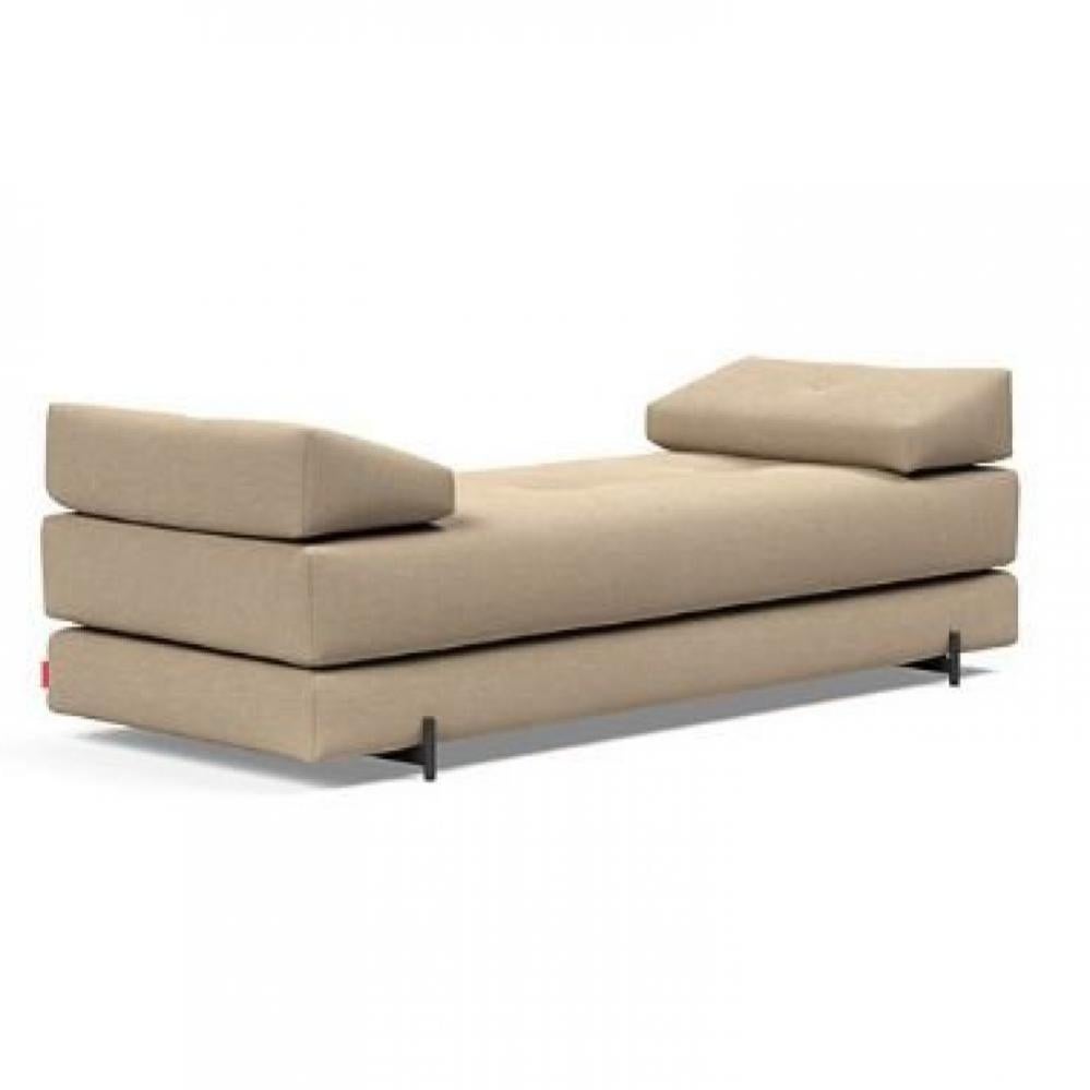 Méridienne design SIGMUND INDU Phobos, Mocha convertible lit 160*200 cm ...