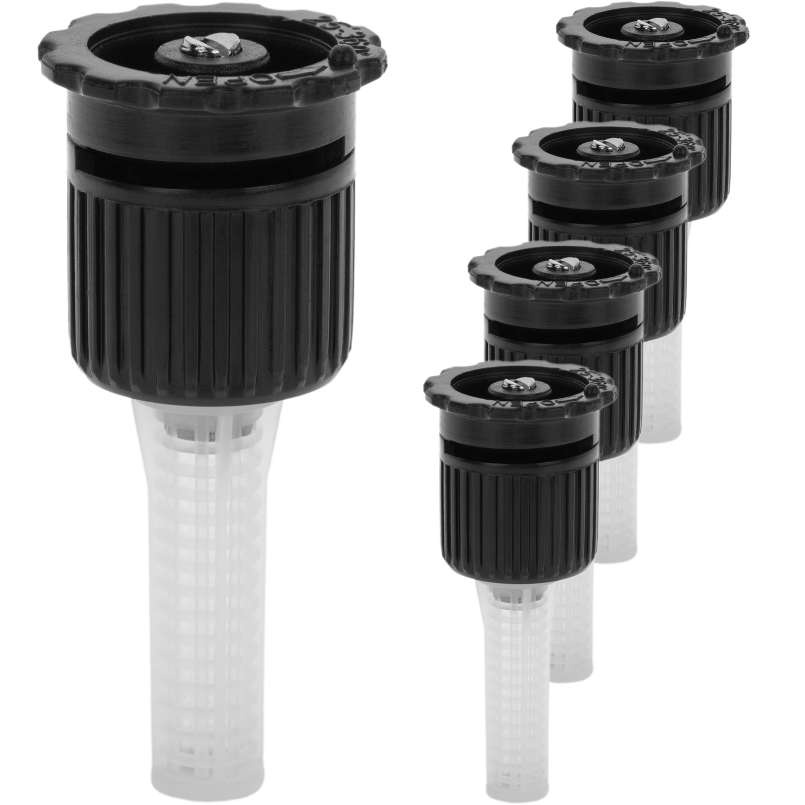 Pack de 5 unités buse réglable de 25 à 360 degrés avec une portée de 4 ...