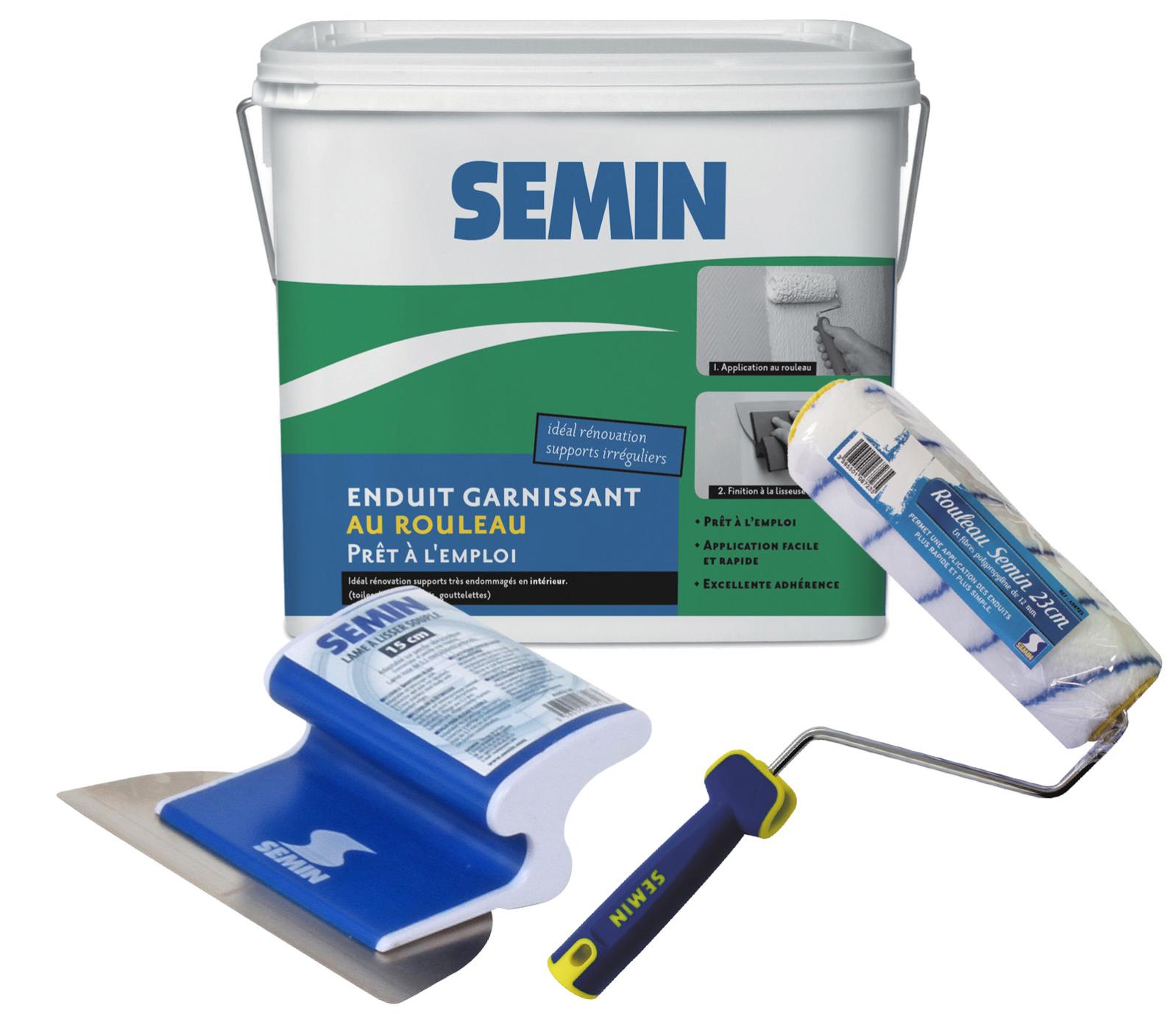 Enduit garnissant Semin pour la rénovation des supports très endommagés ...