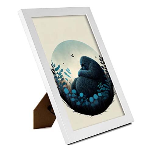 Stile Di Precisione Del Gorilla Astratto Nacnico Per Dormire Stampe D ...