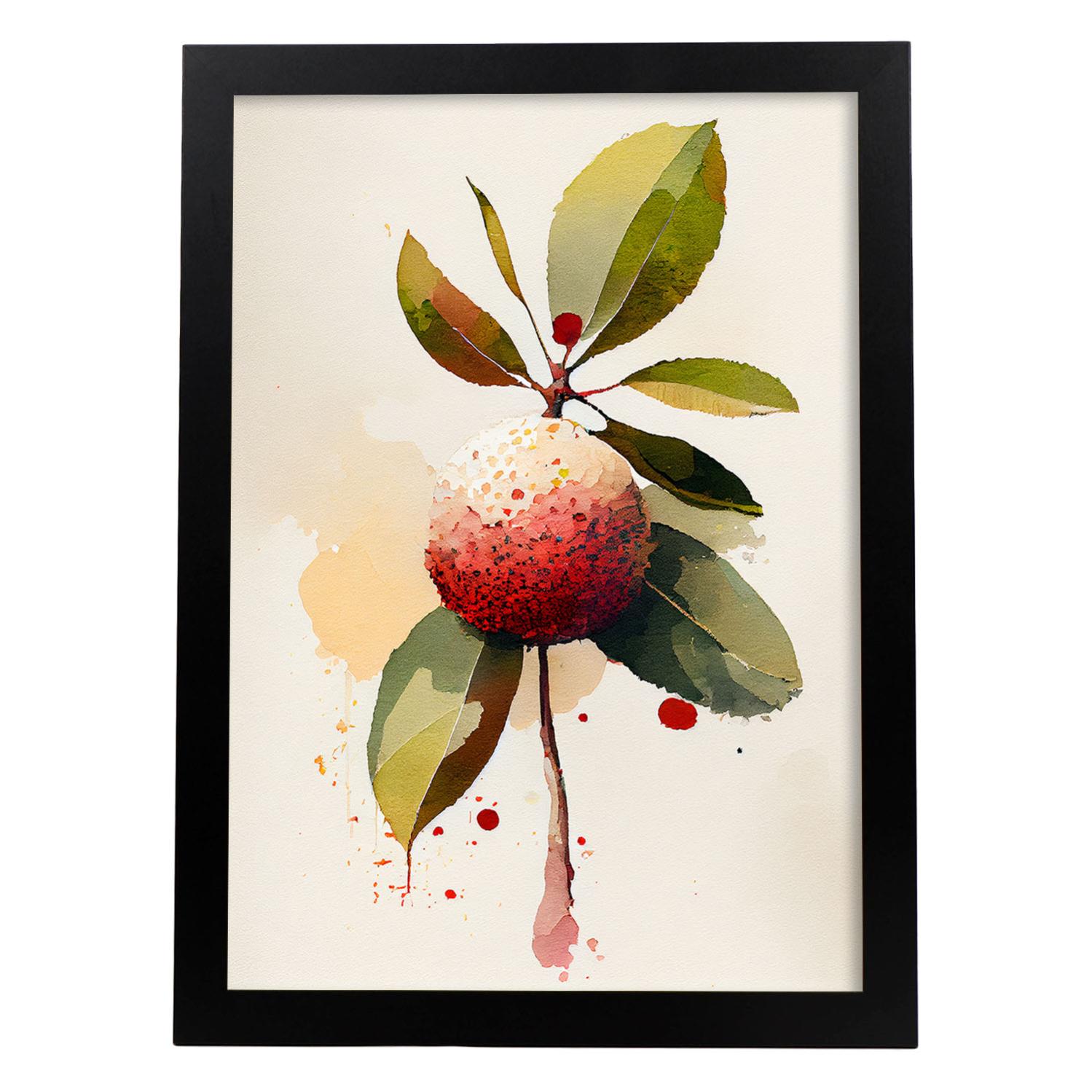 Nacnic Lichi Poster Em Cores. Frutas, Vegetais E Ilustrações Saudáveis ...