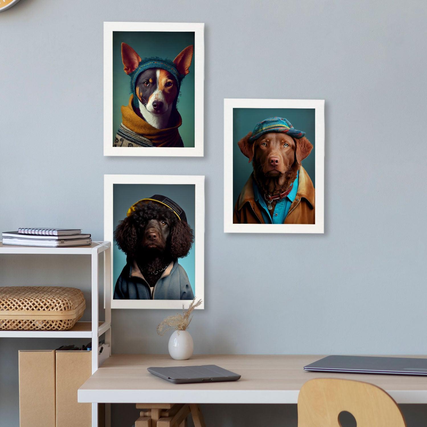 Nacnic Humain Animal Canaan Chesapeake Imprimés Muraux Esthétiques ...