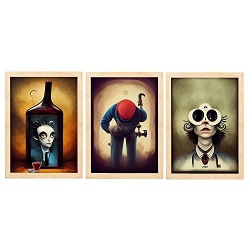 Illustrazioni E Poster Per Animali In Stile Burton Ispirati A Burtans ...