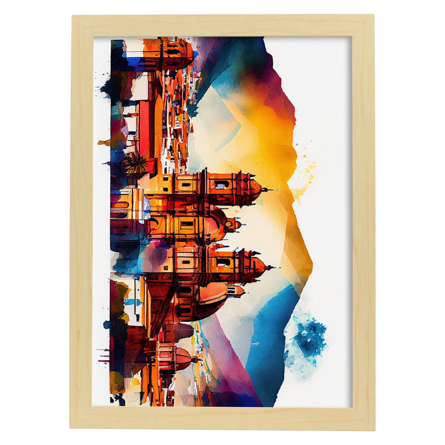 Nacnic Poster De Cuzco In Stile Acquerello. Tutte Le Illustrazioni Di ...