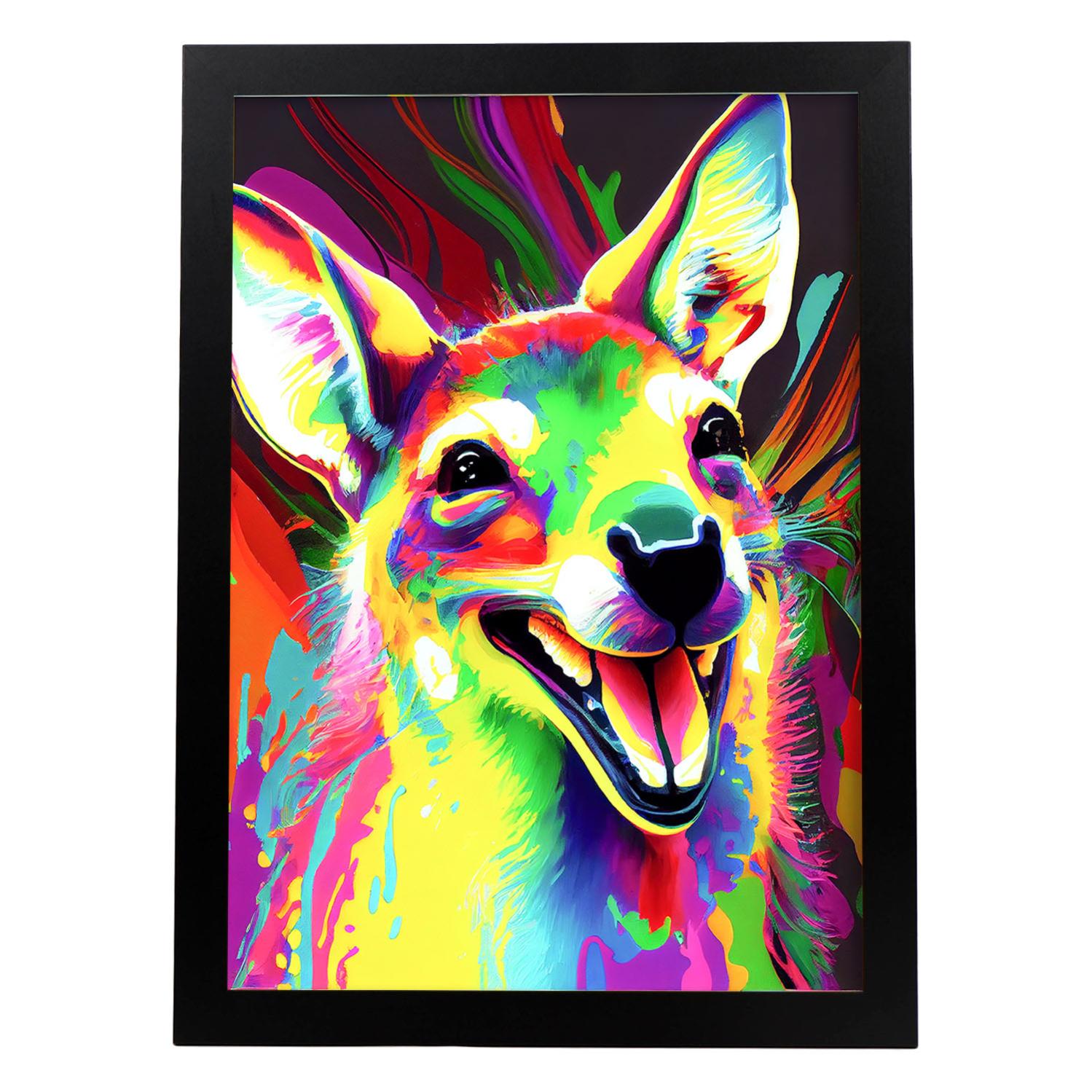 Affiche Nacnique Du Style De Portrait Ulabí. Illustrations Animales ...