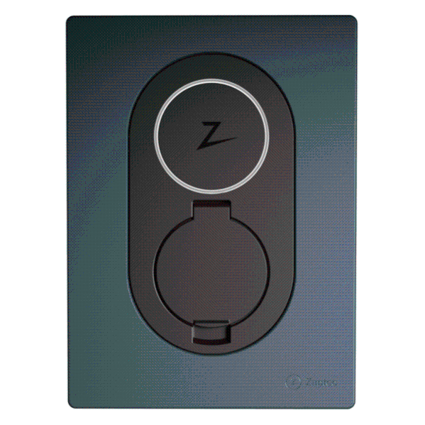 Borne de recharge Zaptec Go - 7,4 kW à 22 kW -Bleu | Leroy Merlin