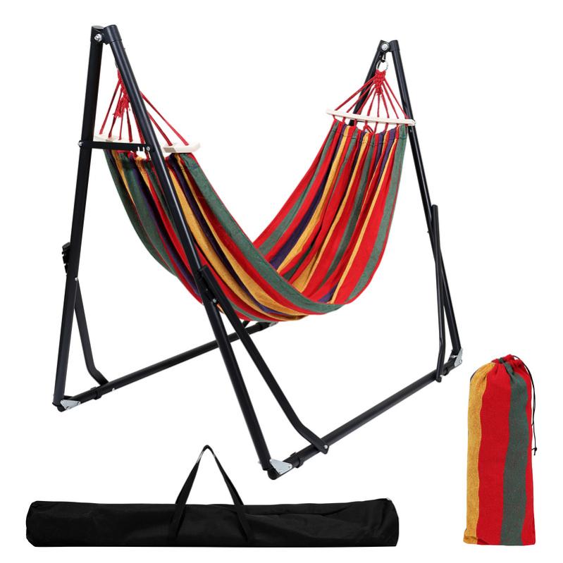 Hamac avec cadre balançoire hamacs extérieurs chaise suspendue hamac ...