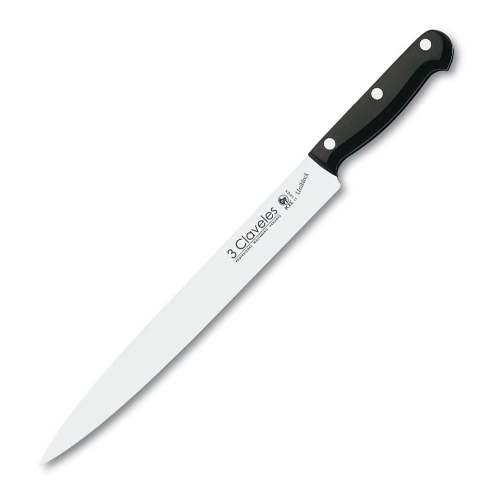 3Claveles Uniblock - Cuchillo de Trinchar Profesional 25 cm Acero ...