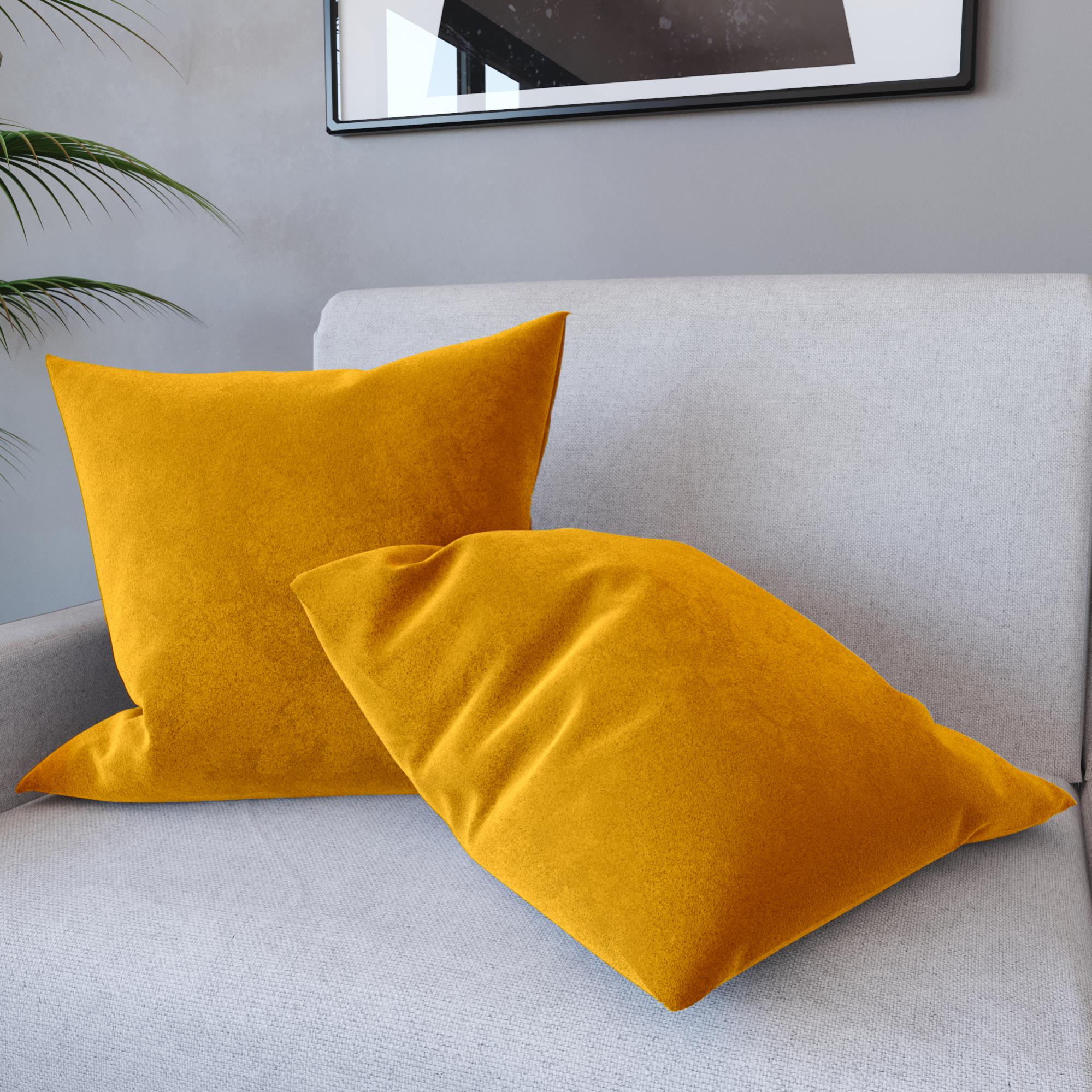 Set 2 Federe Cuscini Velluto Morbido Resistente Copricuscini Divano ...