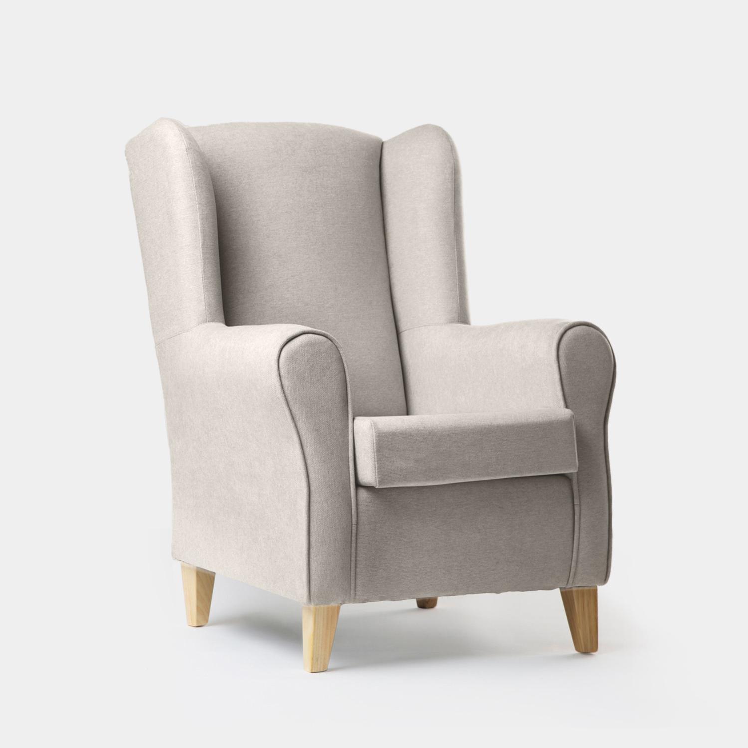 Isabela - Butaca de lectura beige | Leroy Merlin