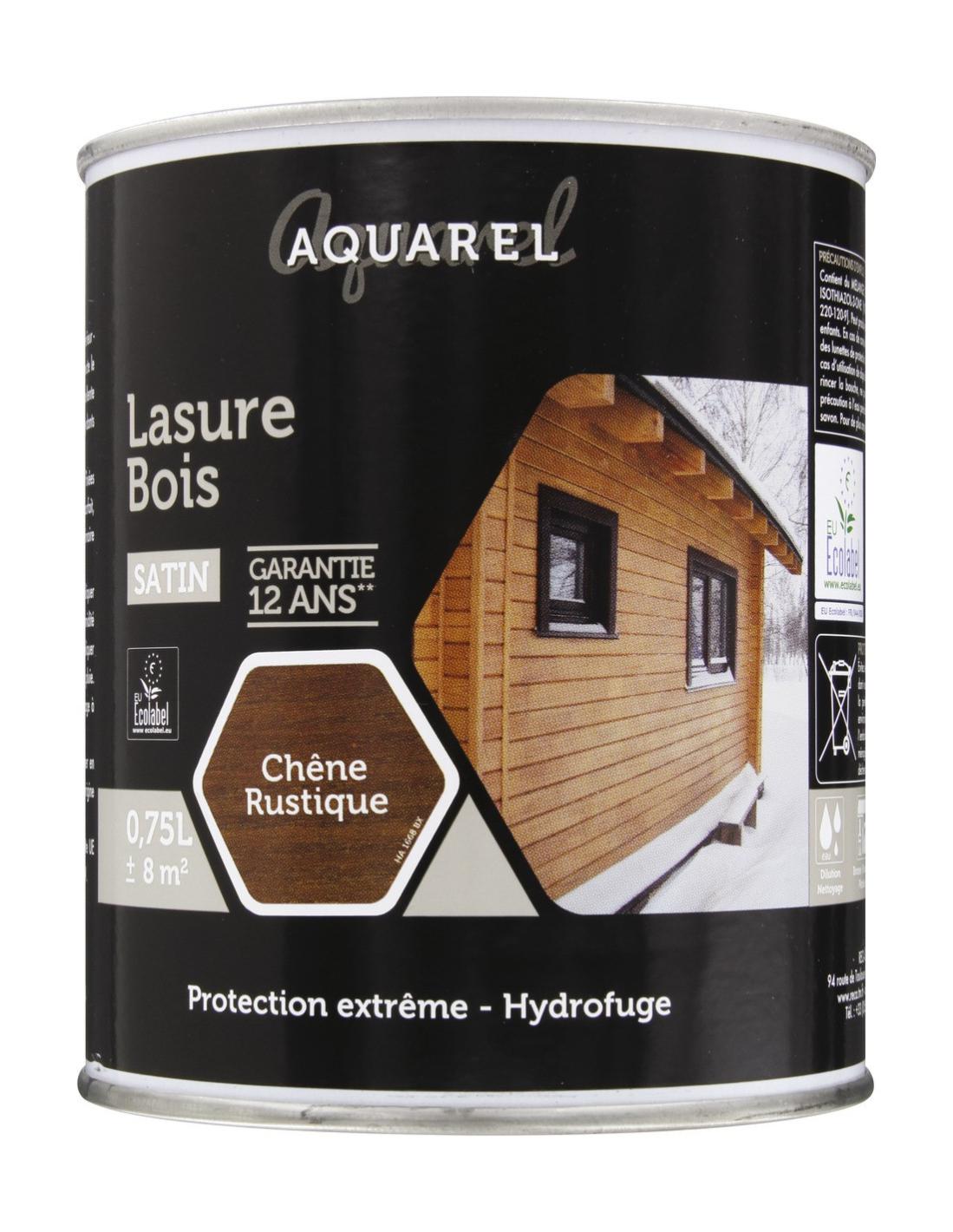 Lasure aquarel 0,75 l bg chêne rustique | Leroy Merlin