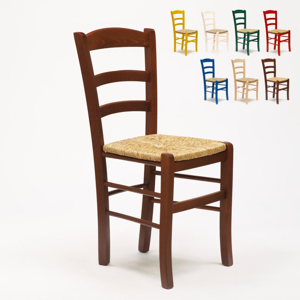 Silla Comedor Rústica Madera Asiento Artesanal Para Cocina Bar y ...