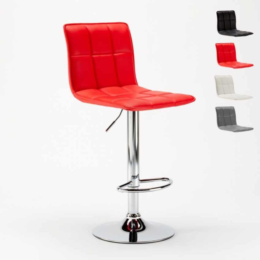 Sgabello moderno in similpelle per cucina e bar design Phoenix | Leroy ...