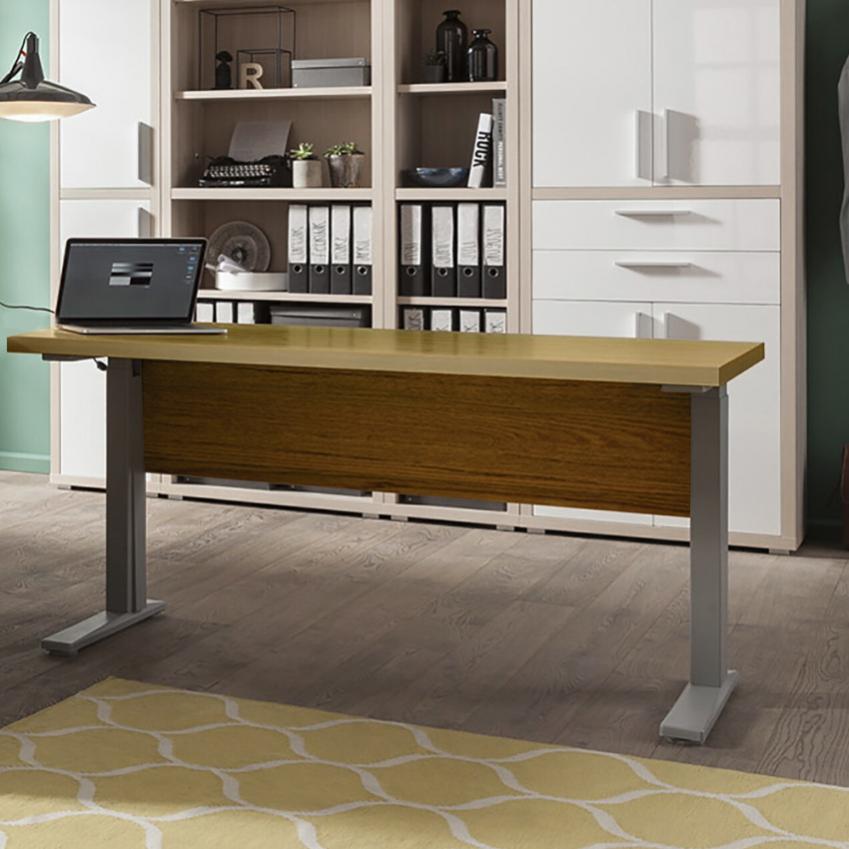 Scrivania altezza regolabile design rettangolare 150x80cm ufficio ...
