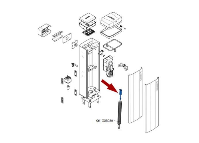 Came pièce détachée tirant ressort gt4 88003-0077 | Leroy Merlin