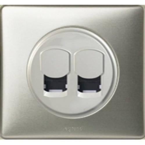 Prise informatique RJ45 FTP Cat 6 double Céliane Non Legrand | Leroy Merlin