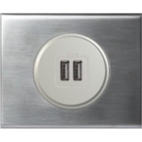 Chargeur USB Céliane Inox Brossé complet Non Legrand | Leroy Merlin