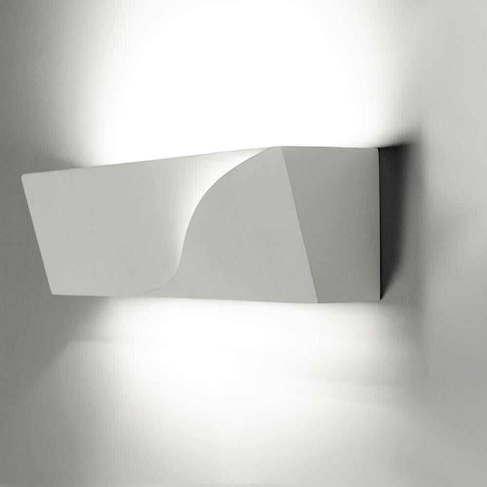 Applique in gesso a parete lampada verniciabile da muro illuminazione ...