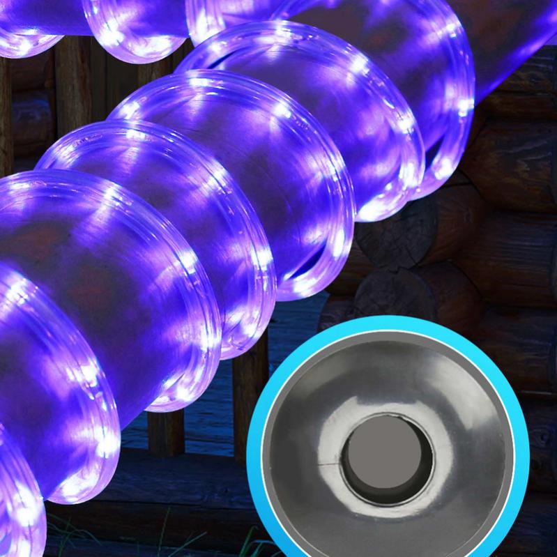 Tube Lumineux Extérieur LED Guirlande Lumineuse Décoration et Adapteur ...