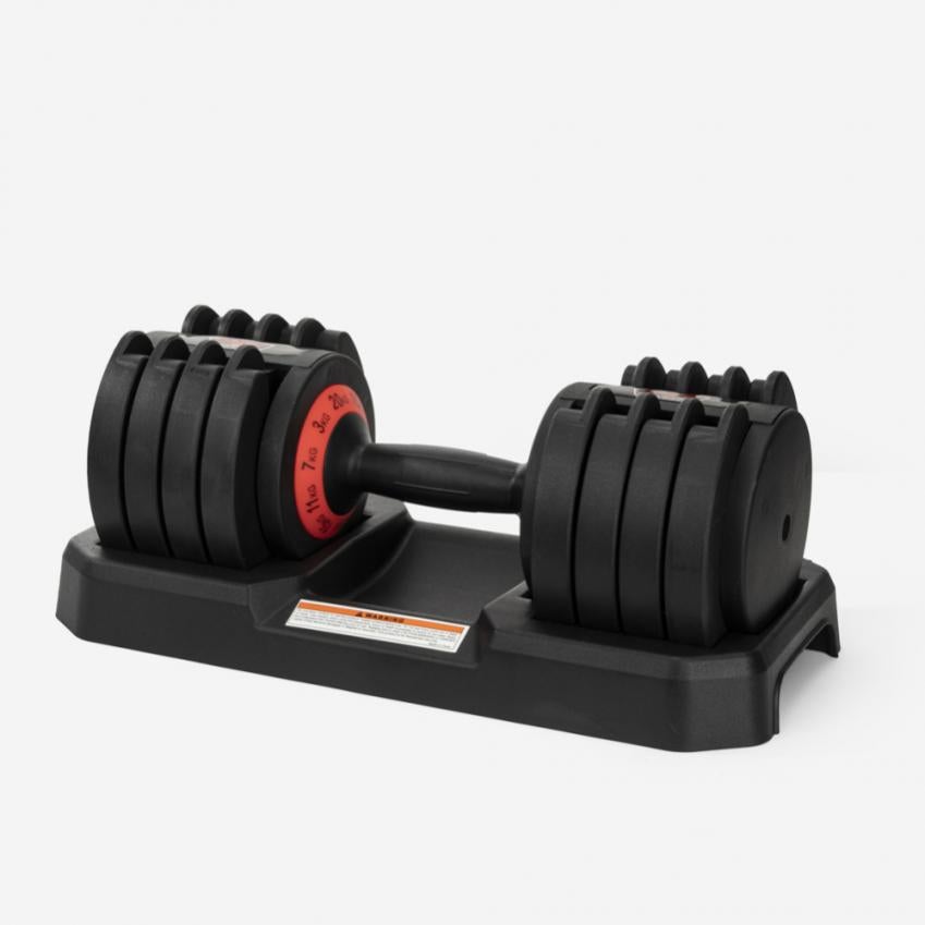 Haltère réglable poids et charge variable cross training gym 20kg Oonda ...